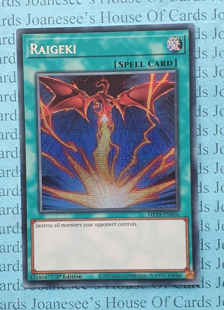 CARTE YU-GI-OH MP24-EN056 Raigeki (Alt Art) 1ère édition Neuve EUR 17 ...