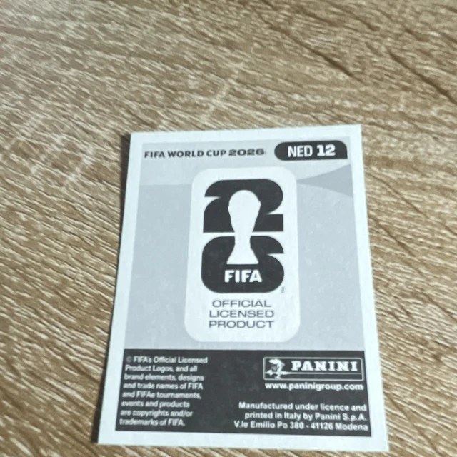 PANINI FIFA WORLD Cup 2026 Sticker NED 12 Teun Koopmeiners Netherlands ...