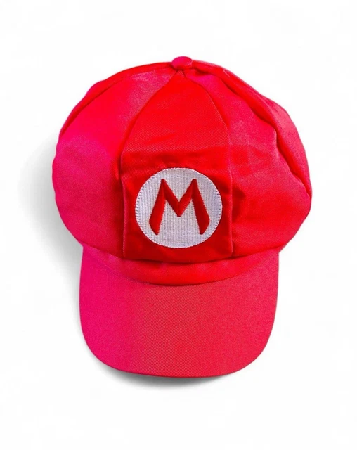 RED SUPER MARIO Fancy Dress Costume Hat Cap Nintendo Cosplay Comicon ...