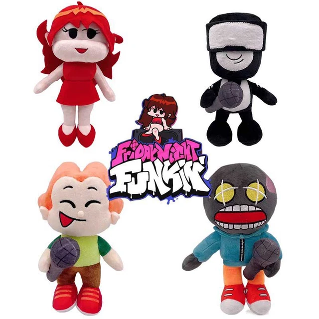 NIGHT FRIDAY FUNKIN Plush Toy FNF Girlfriend Captain Pico Doll Whitty ...