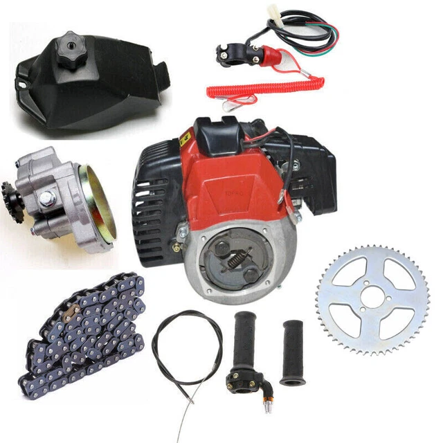HP 49CC 50CC 2 Stroke Engine Motor Kit Mini ATV Quad Dirt Bike Pocket ...