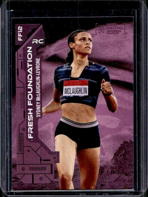 2023 METAL UNIVERSE Sydney McLaughlin-Levrone fondations fraîches rose PMG #34/75 EUR 8,79 ...