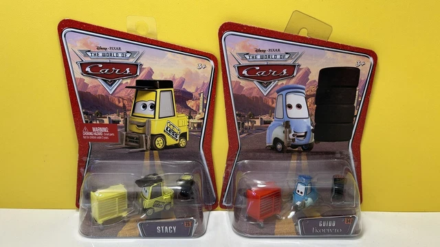 DISNEY PIXAR CARS Guido & Stacy Pit Crew By Mattel / Moc Examples £19. ...