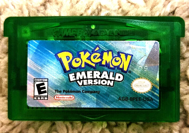 SOLO CARTUCCIA POKEMON versione smeraldo - Nintendo Game Boy Advance ...