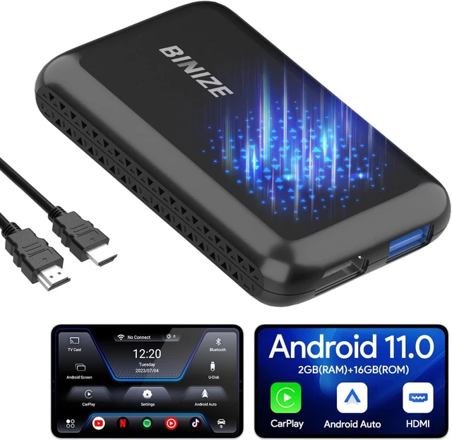 CARPLAY AI BOX 2023 HDMI Wireless CarPlay Android Auto with Youtube ...