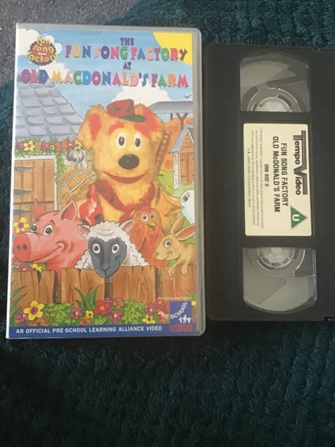 FUN SONG FACTORY 5 - At Old MacDonald's Farm (VHS, 1997) tempo video. £ ...