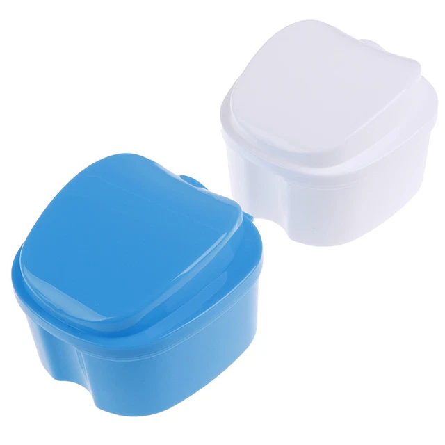 1PC CLEANING TEETH Case Dental False Teeth Storage Box Container ...
