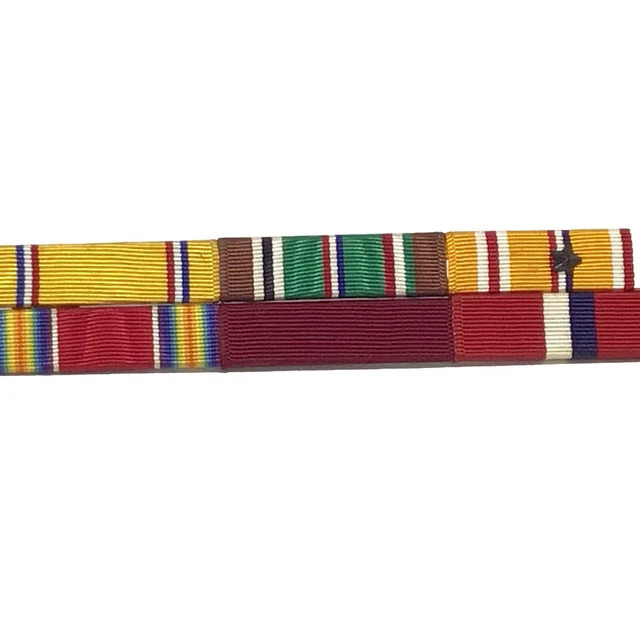 WORLD WAR II WWII Navy Pilot’s Ribbons NAMED ADS, Philippine, Asia-Pac ...