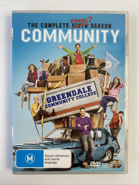 COMMUNITY : SEASON 6 (DVD, 2014) Sixth Final - Very Good Condition ...
