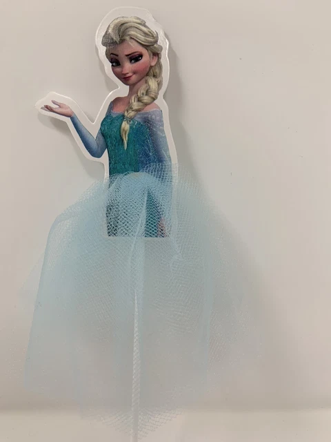 PRINCESS ELSA FROZEN Cake Topper Girls Birthday Party decoration baking ...
