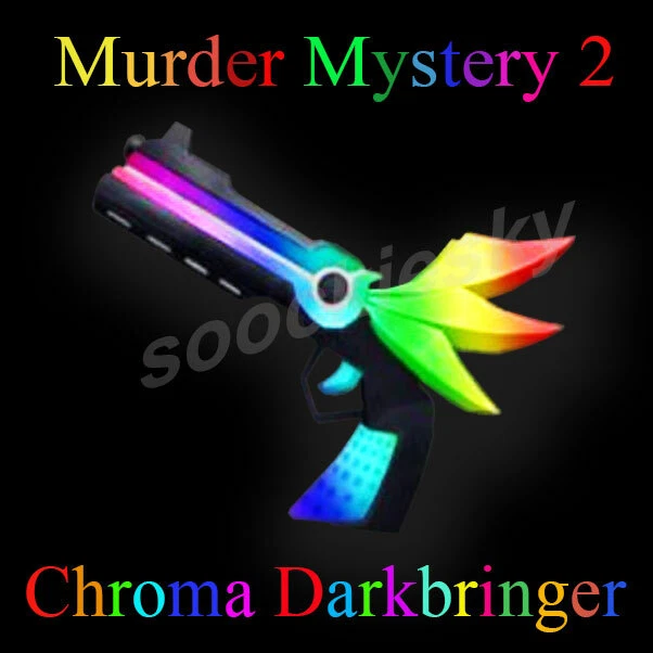 ROBLOX MM2 CHROMA Darkbringer Murder Mystery 2 Schusswaffe Gun Pistole Virtuell EUR 7,69 ...