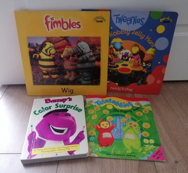 TWEENIES THE WOBBLY Jelly Hunt, Fimbles Wig, Teletubbies And Barney ...