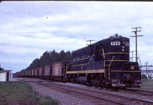 Scl Seaboard Coast Line Gp7 860 Ballast Train Callahan Fl 1975