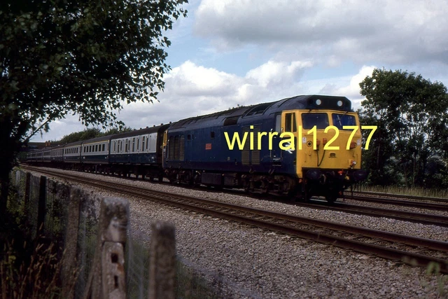 6X4 COLOUR RAILWAY photograph Class 50 50021 at Tilehurst 30.07.80 £1. ...