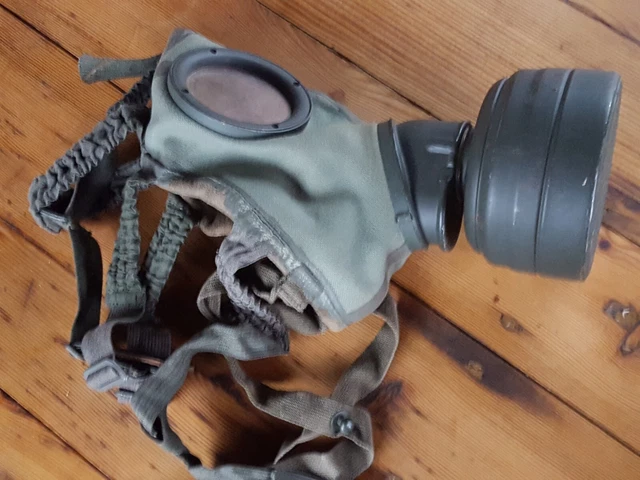 WW2 GERMAN GAS Mask+ Canister Wehrmacht Model Original ,Very rare,1938y ...