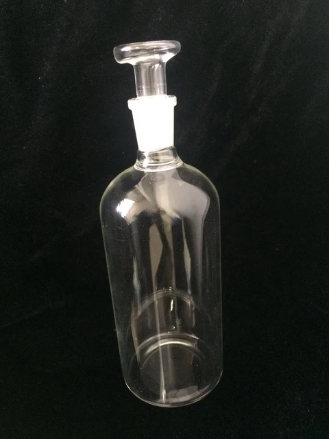 QUARTZ REAGENT BOTTLE, Flat bottom,with QuartzStopper,Real Quartz Lab ...