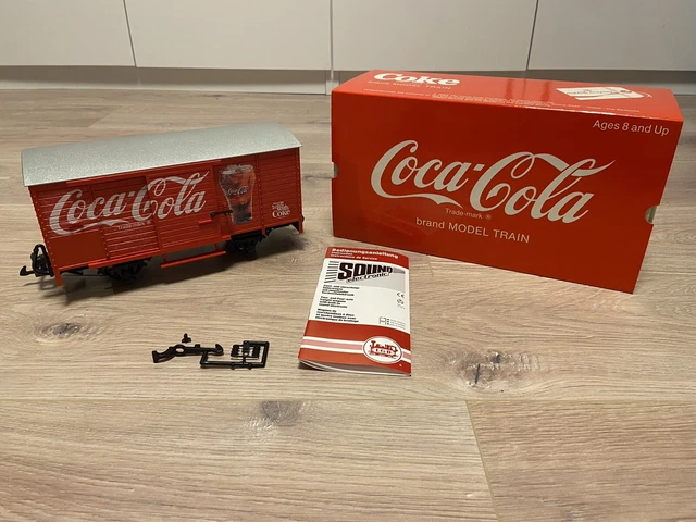 LGB TRACK G 45352 Coca-Cola Car with Sound New & in Original Packaging ...