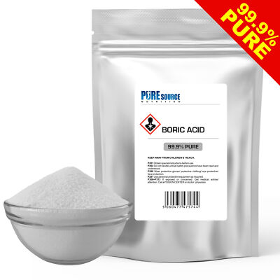 PURE SOURCE NUTRITION Pure 99% Boric,hydrogen borate, boracic acid Fast ...