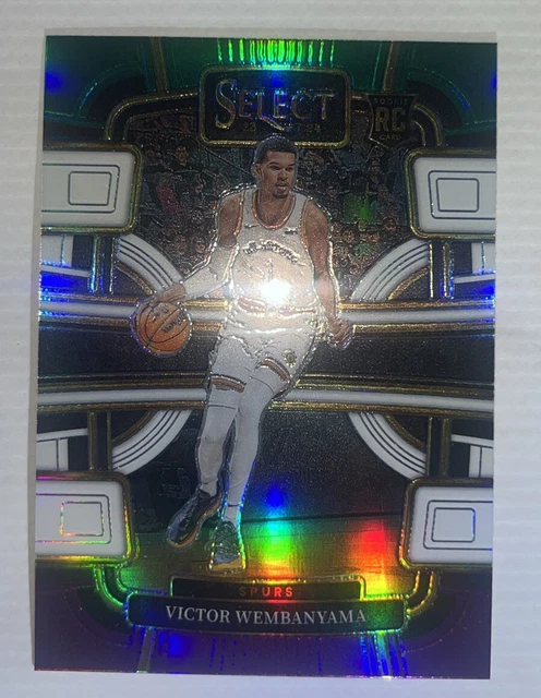 2023-24 PANINI SELECT Victor Wembanyama Concourse Tri-Color Prizm ...