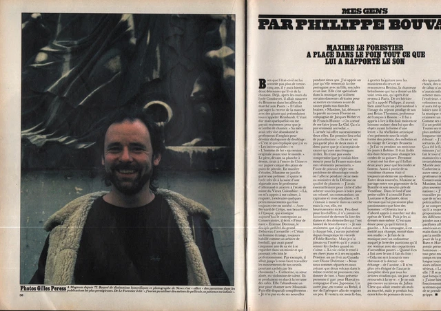 COUPURE DE PRESSE Clipping 1984 Maxime Le Forestier (2 pages) EUR 5,00 - PicClick FR