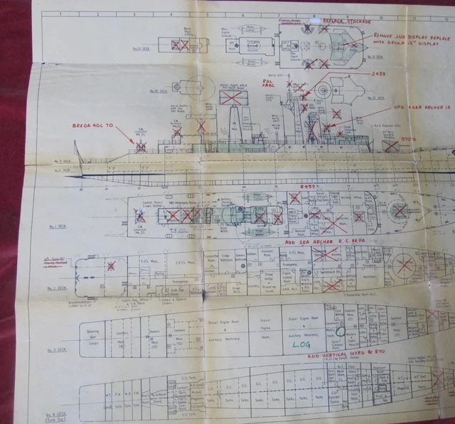 HMS LYNX General Arrangement plan and photo £115.00 - PicClick UK