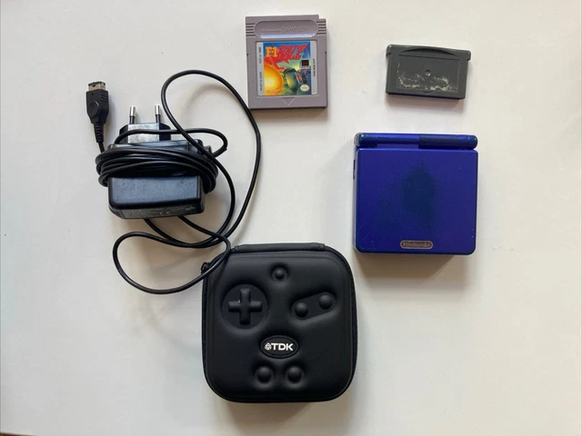 NINTENDO GAME BOY Advance SP Console Portable - Bleu. Model AGS-001 EUR ...