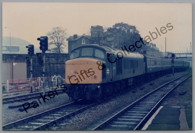 RAILWAY PHOTOGRAPH OF Diesel Locomotive 45141 Scarborough 1984 £3.19 ...