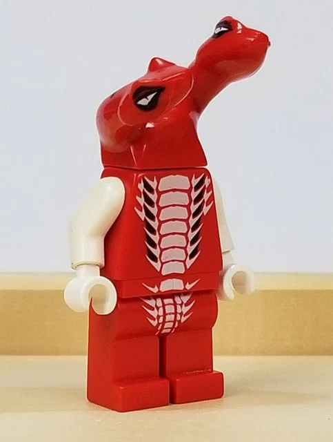 FANGDAM LEGO NINJAGO Minifigure njo048 9457 9445 9571 Red Snake Two ...