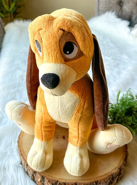 DISNEY STORE COPPER Plush The Fox And The Hound 12.5” Stuffed Animal ...