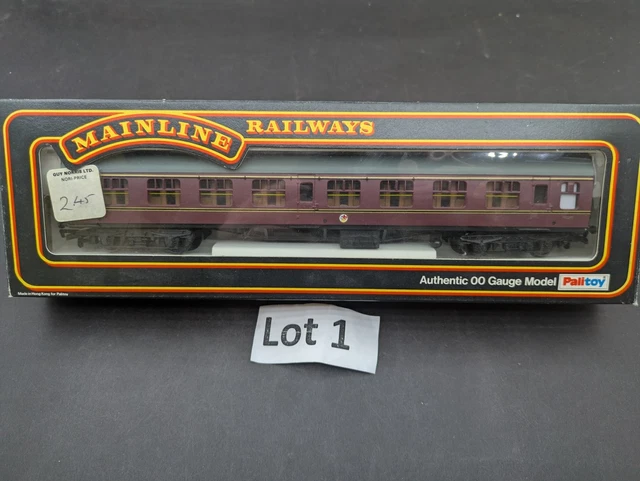 MAINLINE RAILWAYS 37-107 BR Maroon SK 2nd class coach near mint LOT1 ...
