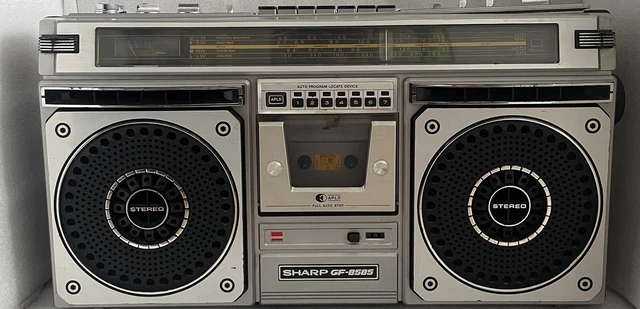 CLASSICO VINTAGE SHARP GF-8585 Radiocassette Boombox Ghettoblaster ...