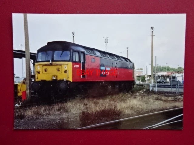 PHOTO BR Class 47 Loco No 47600 9/1193 £2.00 - PicClick UK