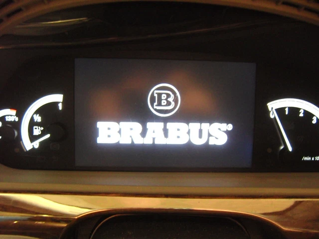 MERCEDES W221 BRABUS optics AMG 360 km/h speedometer instrument cluster ...
