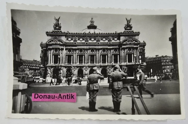 FOTO,PARIS,FRANKREICH,OPÉRA GARNIER,PALAIS GARNIER, Soldaten Wehrmacht ...