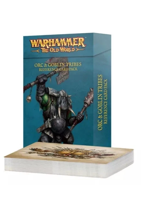 ORC & GOBLIN Tribes Reference Card Pack Warhammer Old World New Pre ...