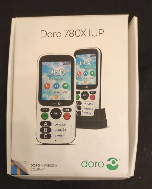 DORO 780X IUP Blanc - Téléphone 4G LTE Compatible Appareils Auditifs ...
