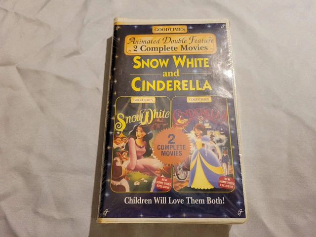 GOODTIMES SNOW WHITE And Cinderella On One VHS RARE! Sealed £23.22 ...