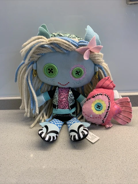 MONSTER HIGH FRIENDS Lagoona Blue and Neptuna Plush Soft Toy Rag Doll ...