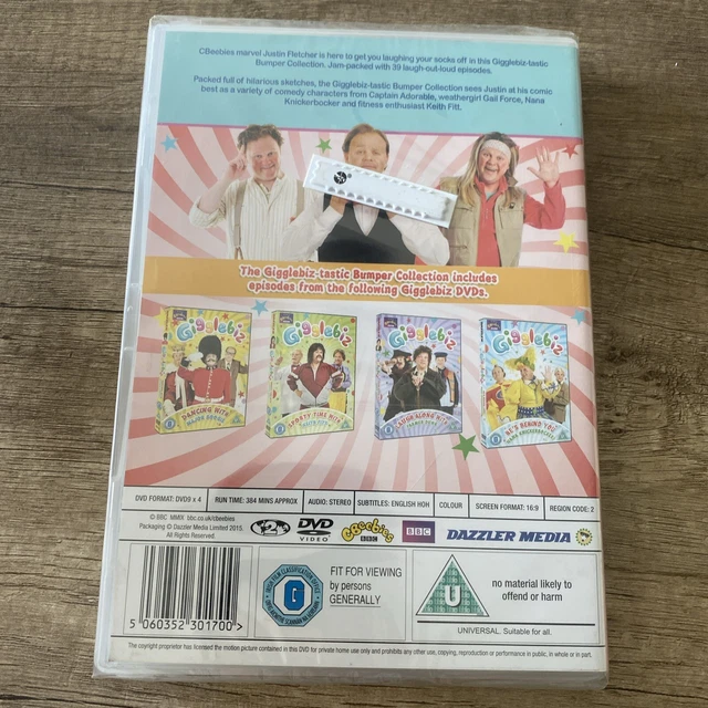 Gigglebiz Bumper Collection Box Set Cbeebies Justin Fletcher New Sealed Dvd 868 Picclick Ca