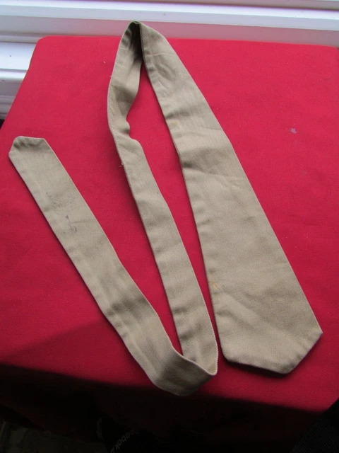 WW2 US ARMY Military Uniform Dress Khaki Neck Tie ,Id'd £18.89 ...