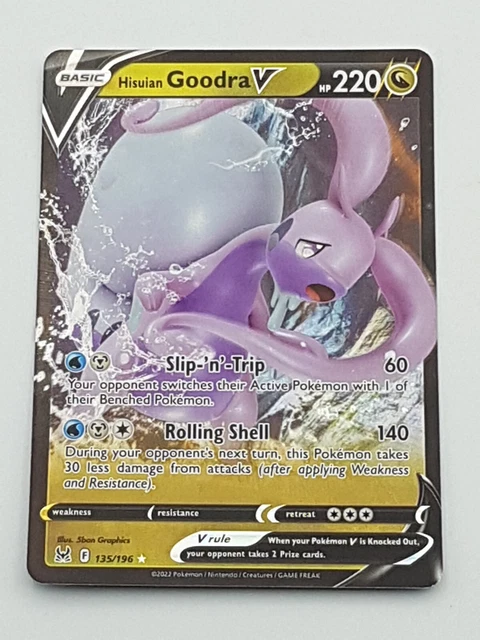 POKÉMON TCG EINZELKARTE Hisuian Goodra V bespielt EUR 16,99 - PicClick DE