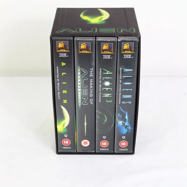 ALIEN SAGA BOX Set (VHS) Alien Movies 1 - 4 £10.00 - PicClick UK