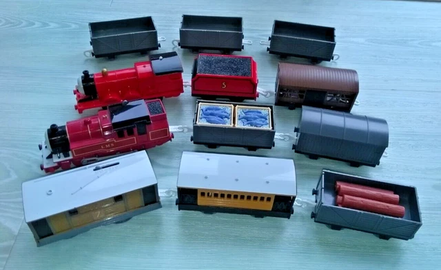 TOBY/ARTHUR/JAMES/BERTIE/BULGY-TOMY TRACKMASTER THOMAS & Friends trains ...