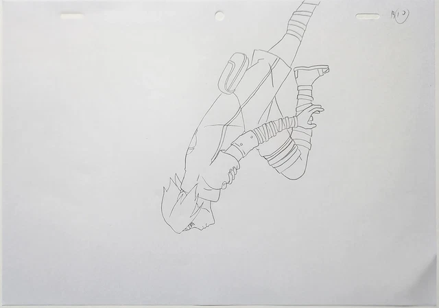 NARUTO ANIMATION PRODUCTION Cel Drawing Douga: Sasuke - 4643 EUR 87,05 ...
