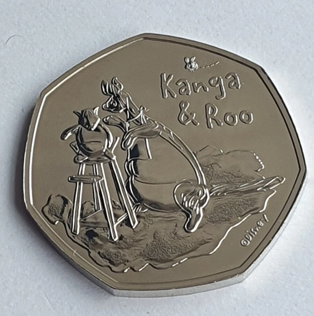 WINNIE THE POOH Kanga And Roo BUNC 2022 50p Coin £7.85 - PicClick UK