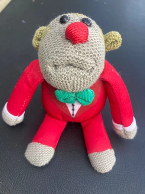 OFFICIAL RED NOSE Day PG TIPS Monkey Plush Chimp Beanie Comic Relief ...