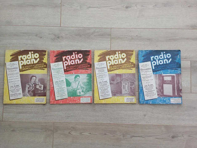 LOT DE 20 revues RADIO PLANS de 1957 à 1960 EUR 15,00 - PicClick FR