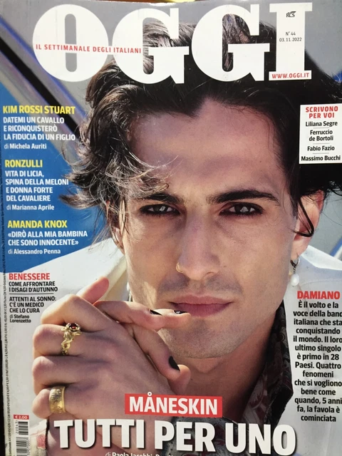OGGI 2022 44.DAMIANO David-Maneskin,Kim Rossi Stuart,Louis Garrel ...