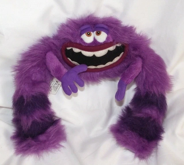 DISNEY STORE PIXAR 12" Art Purple Monsters Inc Monsters University ...