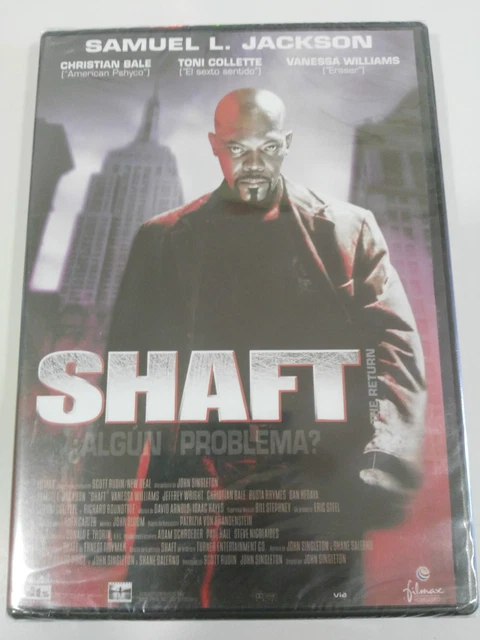 SHAFT DVD SAMUEL L. Jackson Christian Bale Castellano English New Nueva ...